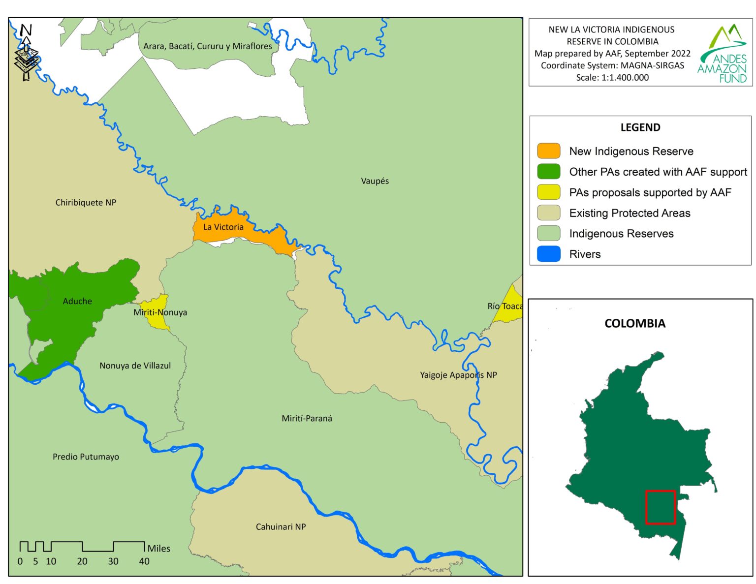 Newly Created Indigenous Reserve La Victoria in Colombia Strengthens ...