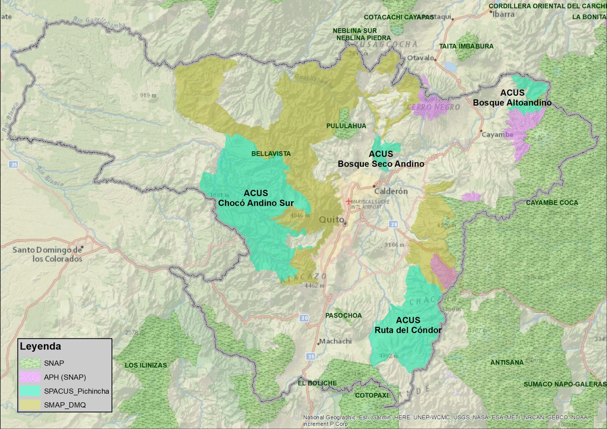New System of Protected Areas in Ecuador’s Pichincha Province